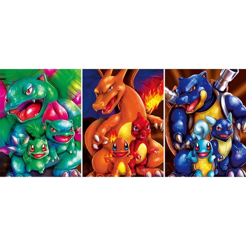 3D Triple Transition Pokemon Lenticular Poster - Etsy