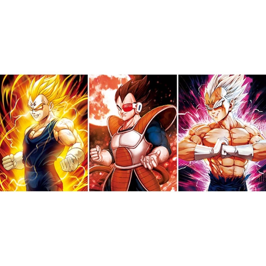 3D Triple Transition, Holographic Vegeta Dragon Ball Z Lenticular ...