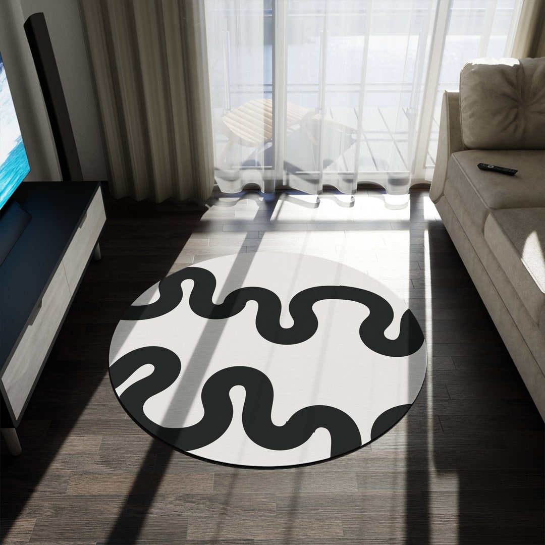 Gorgeous Round Rug 60x60 Inch Perfect for Living Area, Bedrooms ...