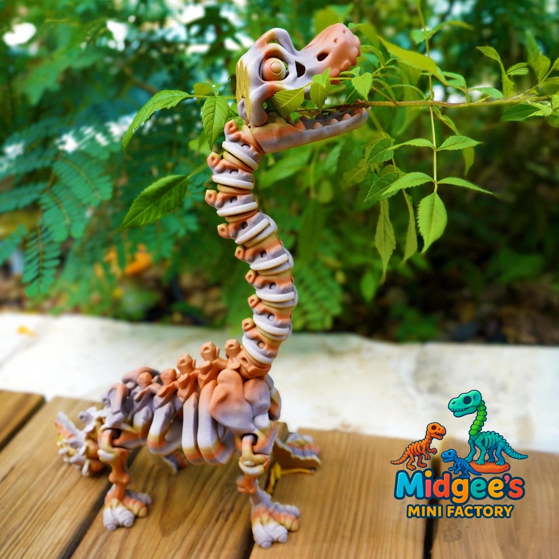 Articulated Brachiosaurus Dinosaur | Flexi Desk Pet Collectible ...