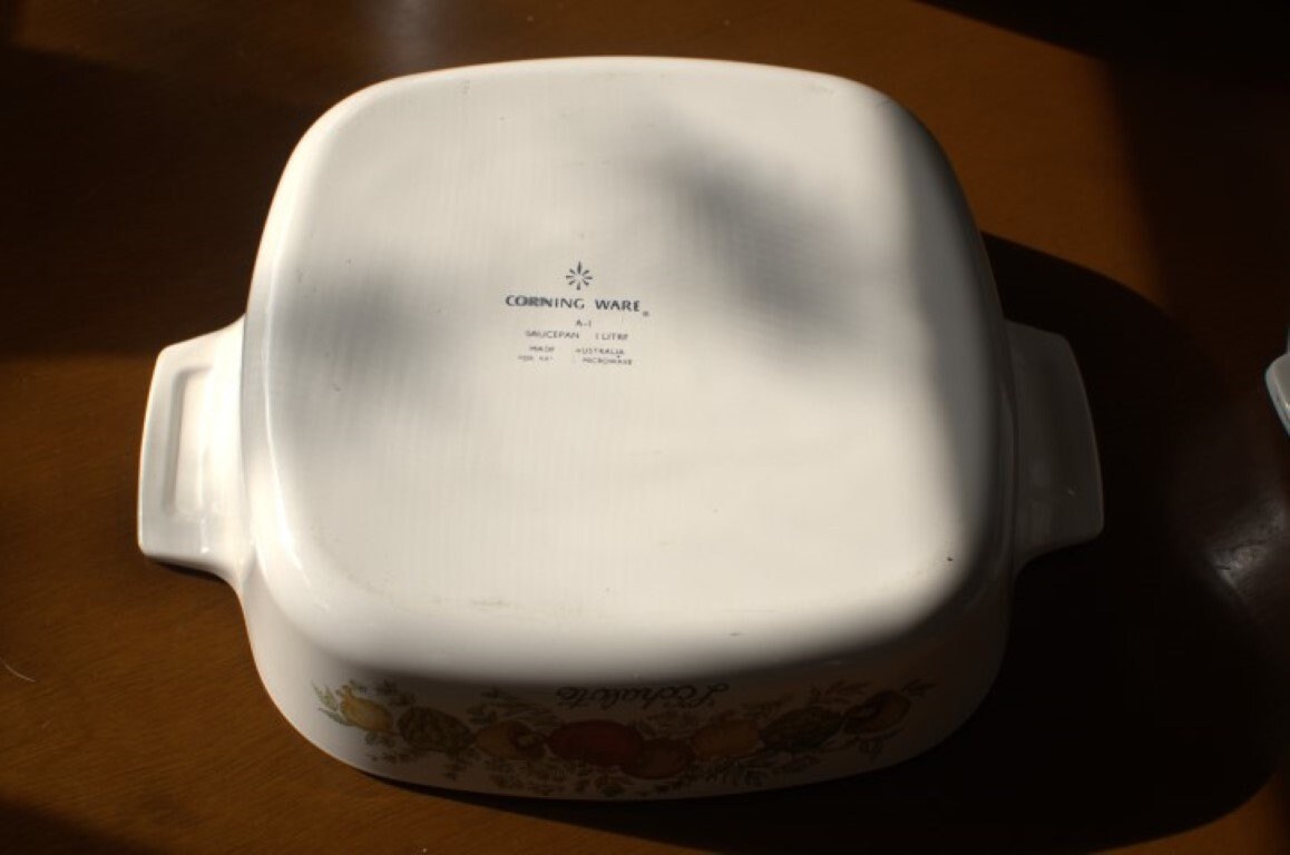 Corning Ware A-1-B 1-quart L'echalote Spice of Life Corningware Bake Dish - Etsy