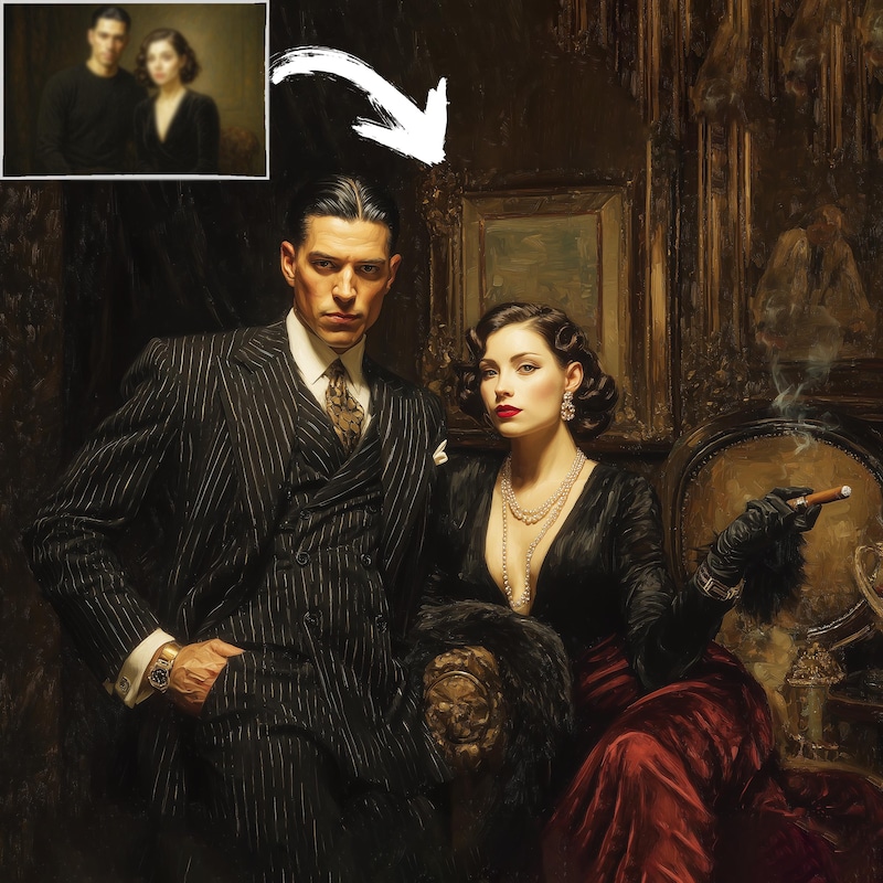 Custom Mob Style Painting - Etsy UK