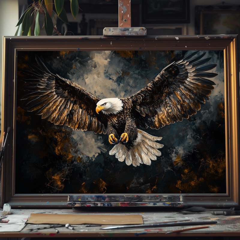 Bald Eagle Paintings - Etsy