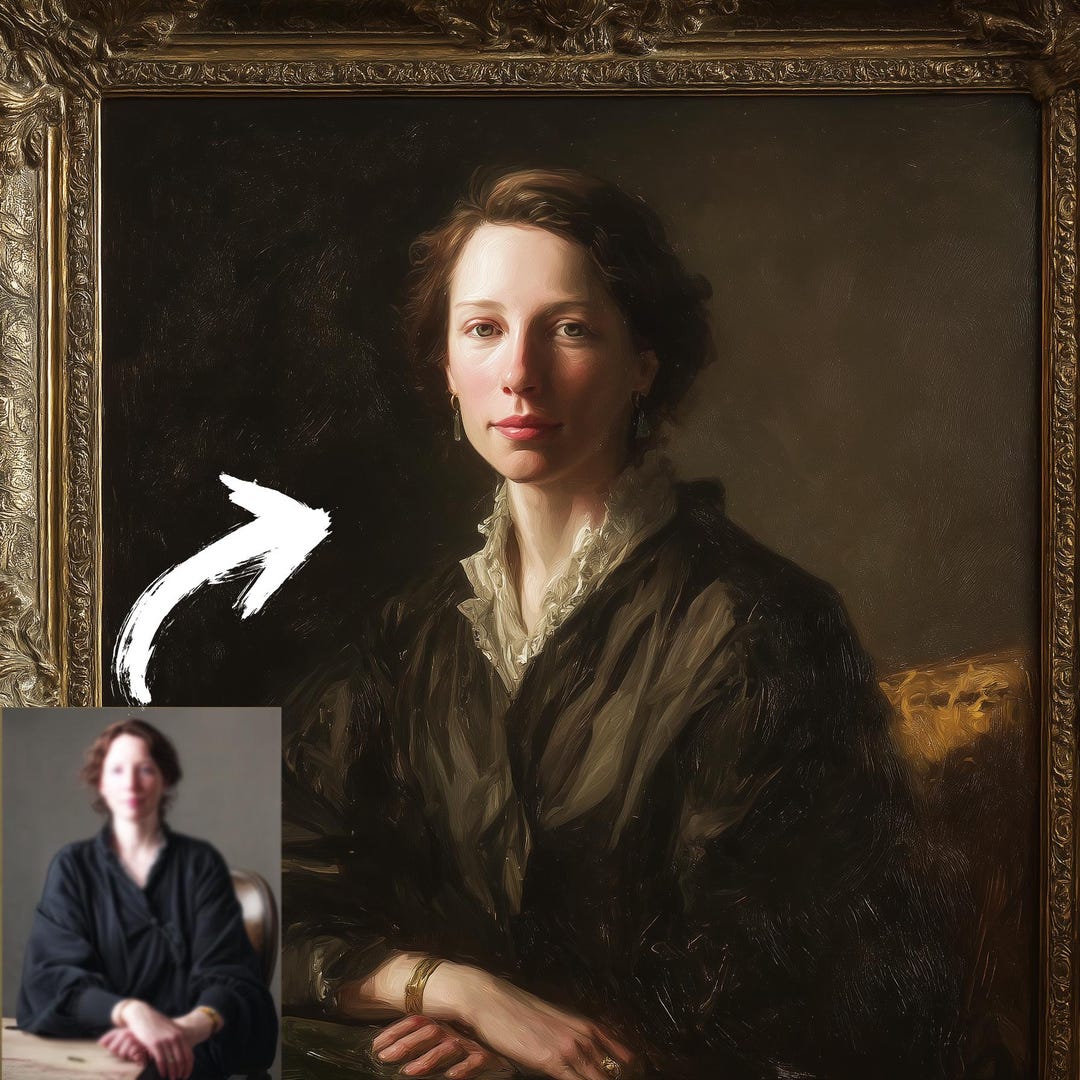 Custom Oil Painting Portrait From Photo – Hand-painted Classical ...