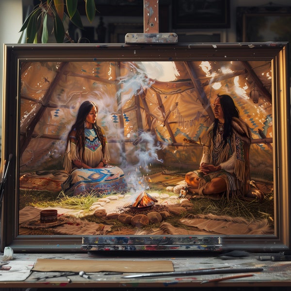 Teepee Painting - Etsy