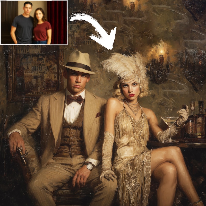 Custom Mob Style Painting - Etsy UK