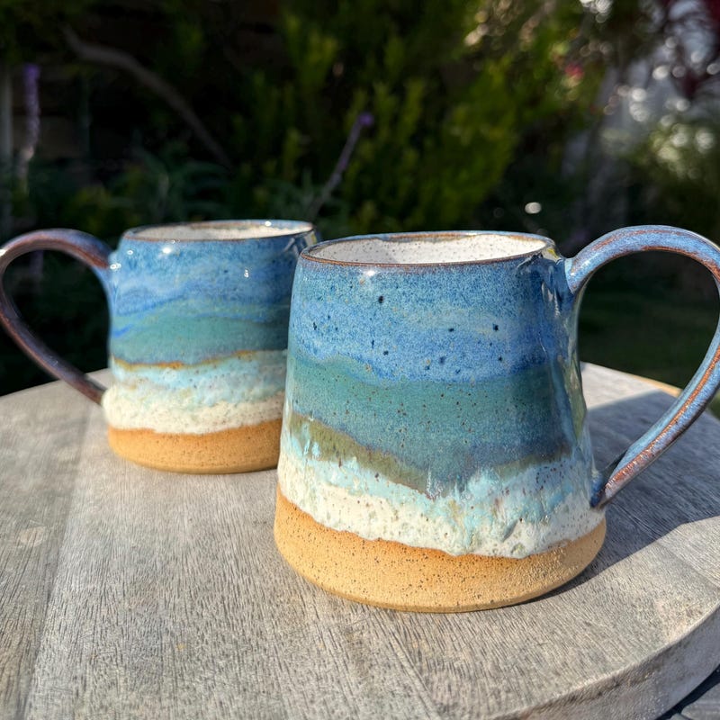 Wide Base Mug - Etsy