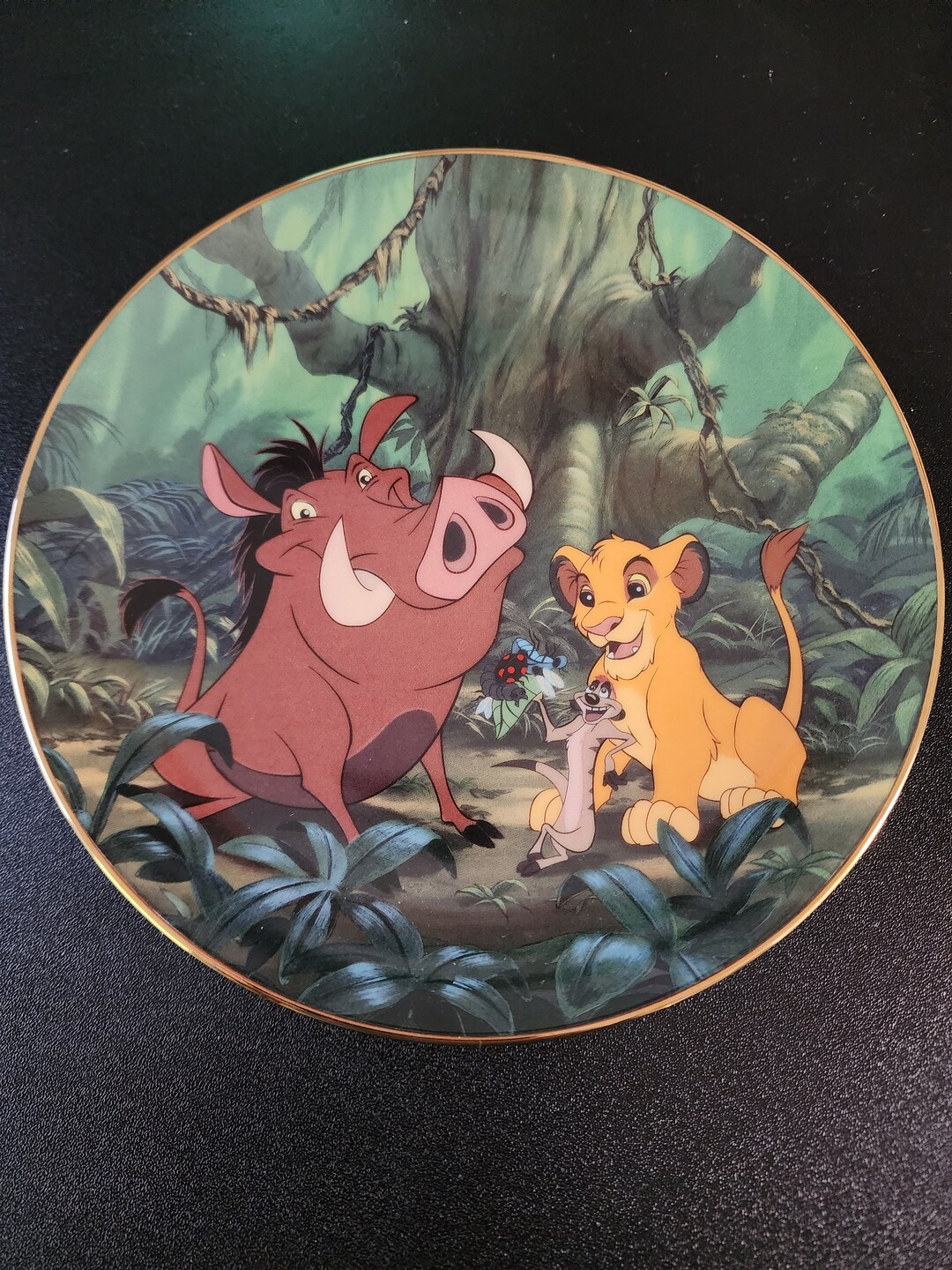A CRUNCHY FEAST Plate the Lion King 3 Walt Disney Movie Film Simba Herr ...