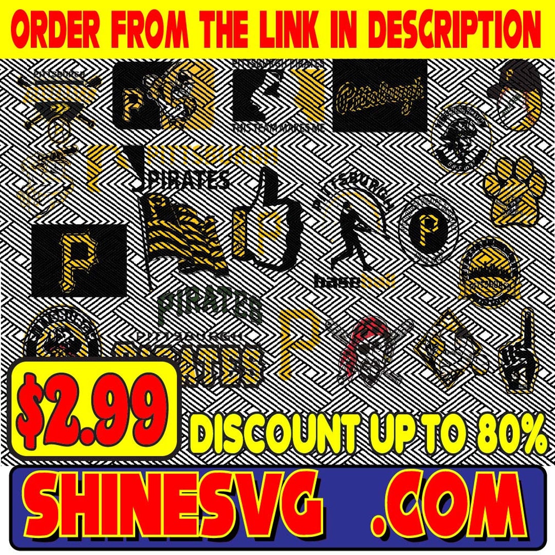 Pittsburgh Pirates Baseball Team Svg, Pittsburgh Pirates Svg, MLB Svg ...