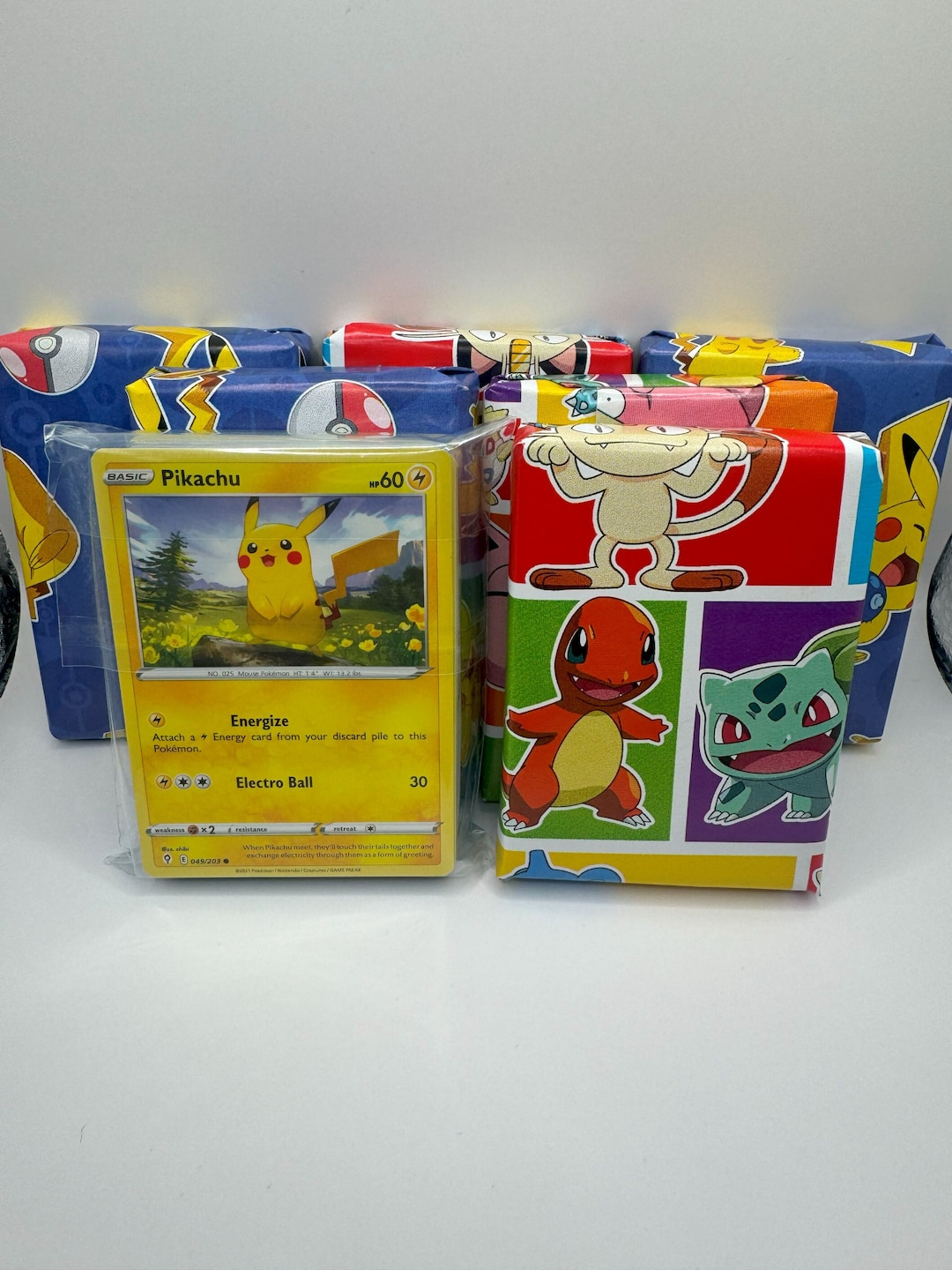 Pokemon Card Gift Pack 50 Cards - Etsy
