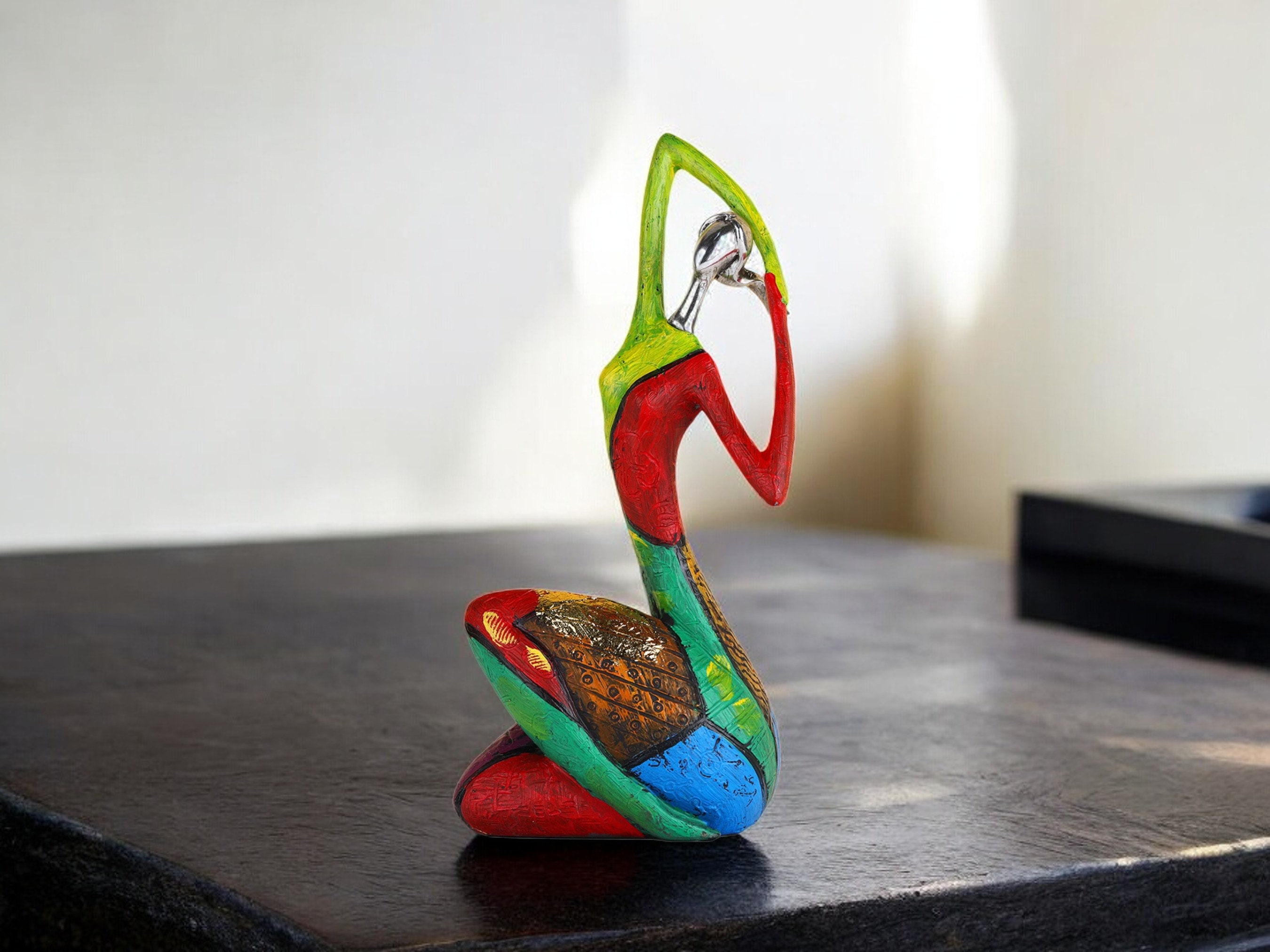 Indoor Tabletop Standing Statue Living Room Desktop Art Object Home ...