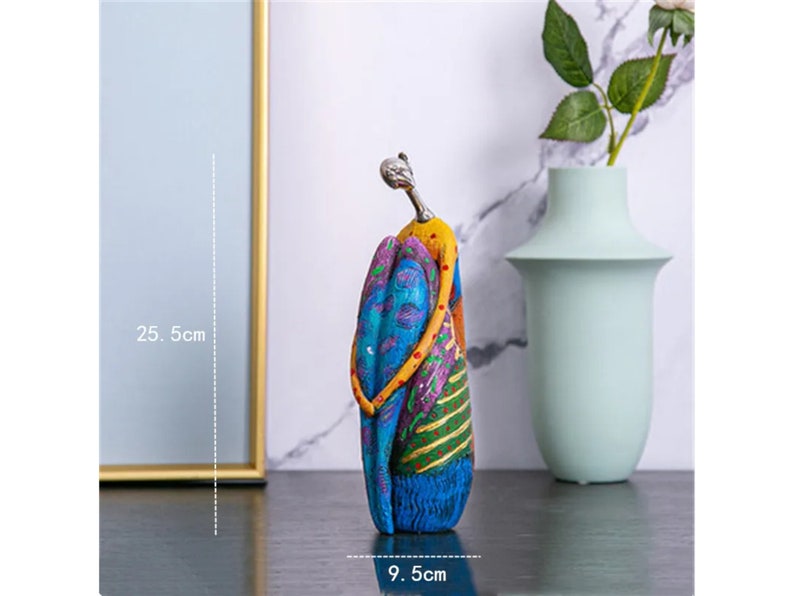 Indoor Tabletop Standing Statue | Living Room Desktop Art Object | Home ...
