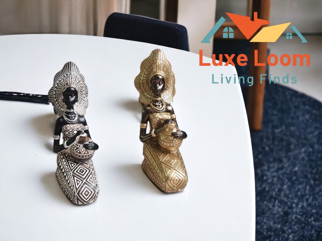 Living Room Statue Indoor Figurines Design House Accessories Stylish ...