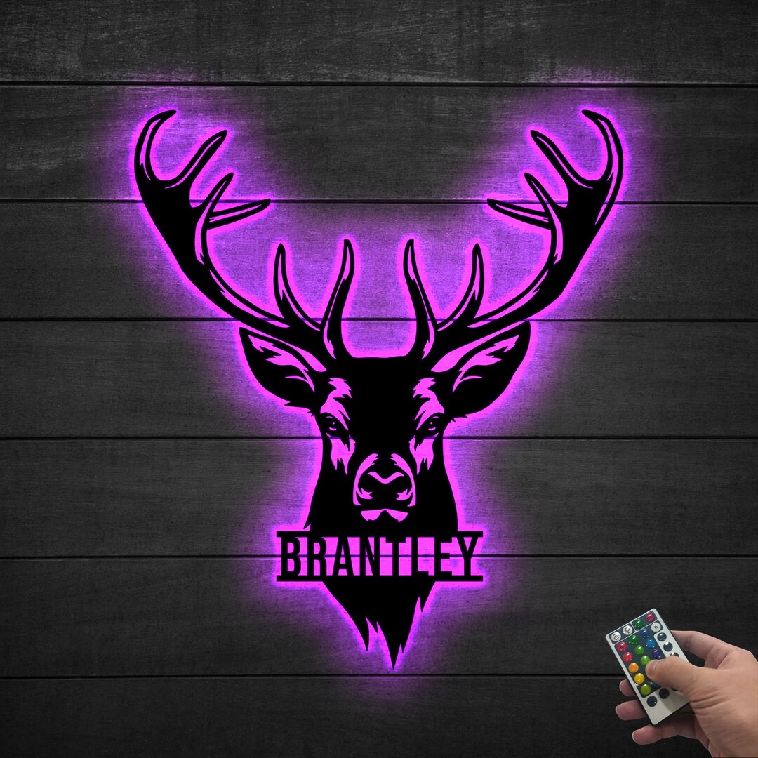 Personalized Deer Hunting Metal Signs, Custom Deer Hunting Metal Sign ...