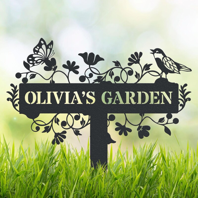 Flower Garden Sign - Etsy