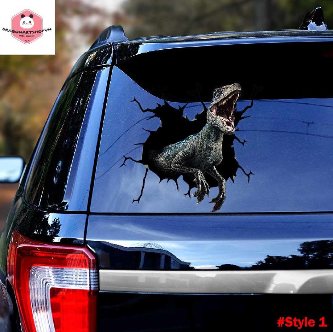 Dinosaurs Vinyl Decal for Car, Dinosaur Bumper Sticker, Monster Vinyl ...
