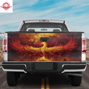 Phoenix Tailgate Wrap, Bird Decal for Car, Phoenix Graphic Vinyl Decal ...