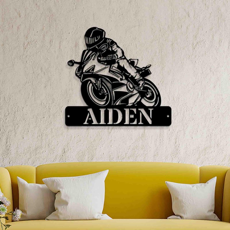 Motorcycle Wall Art - Etsy