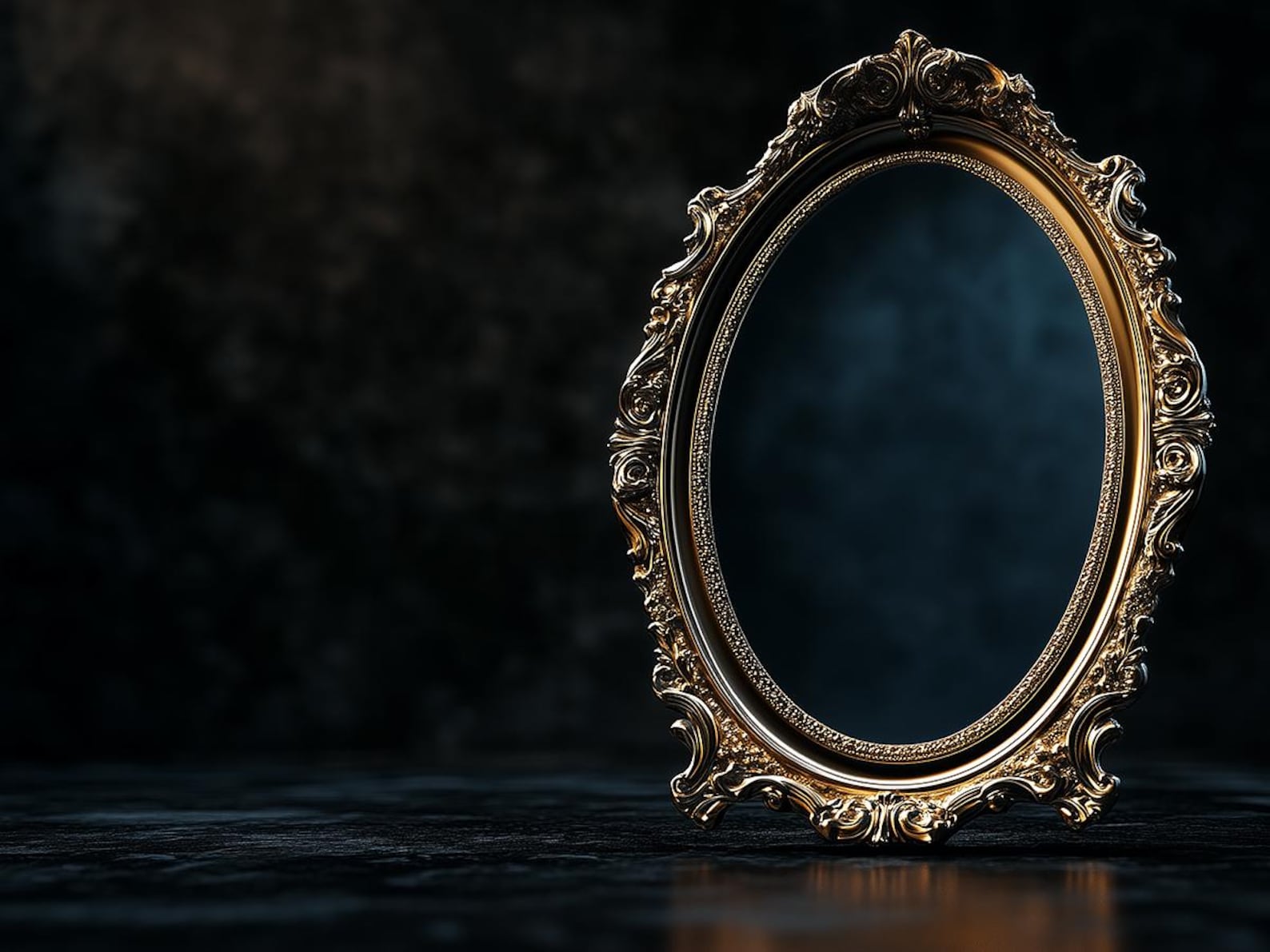 Mystic Mirror on Dark Background - Digital Background/ Backdrop ...
