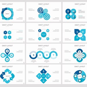 Customized SWOT Analysis Templates, Swot Layout Infographics, SWOT ...