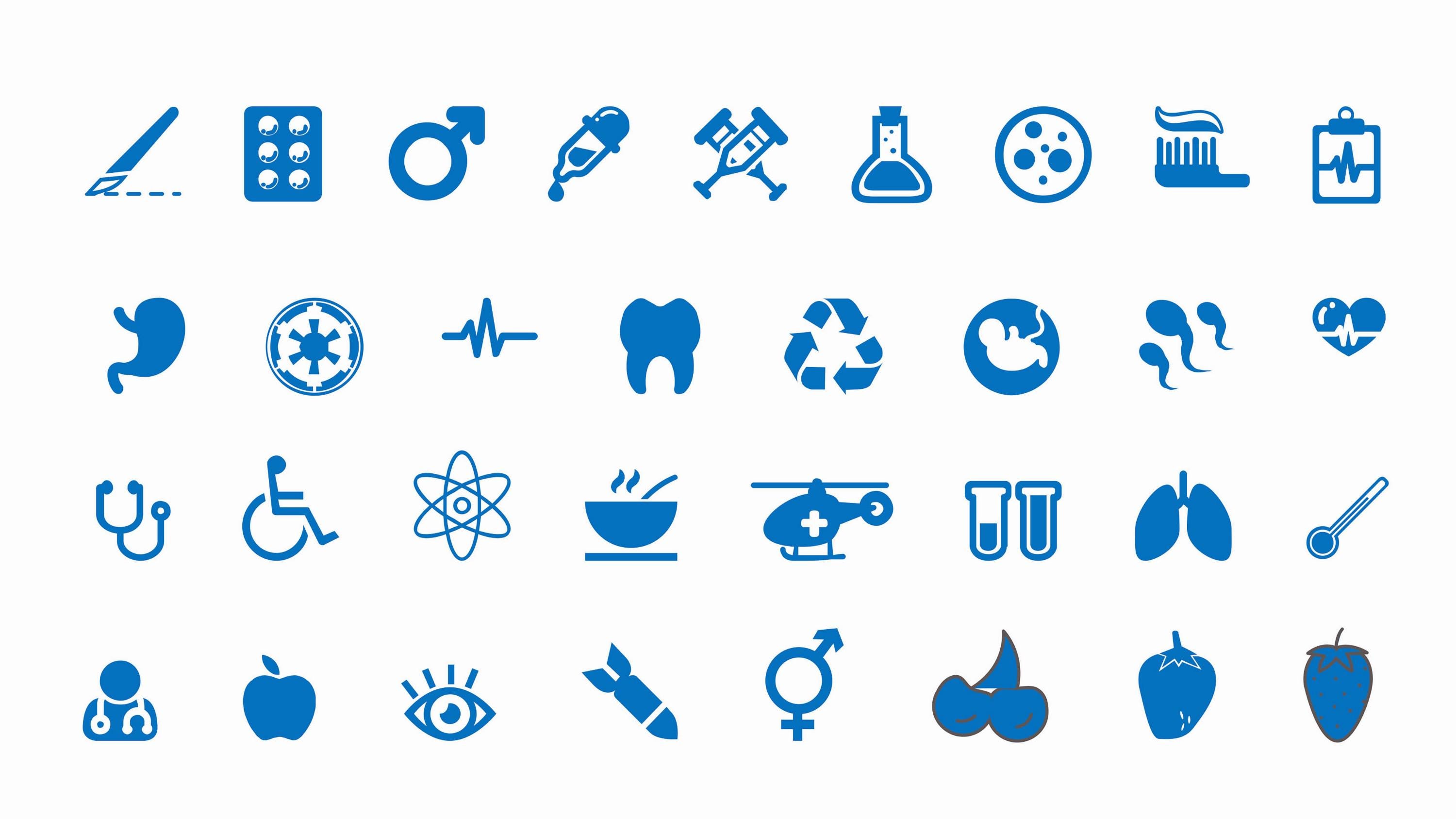 Customized Medical Recolorable Icons, Nurse Medical Powerpoint Icons ...
