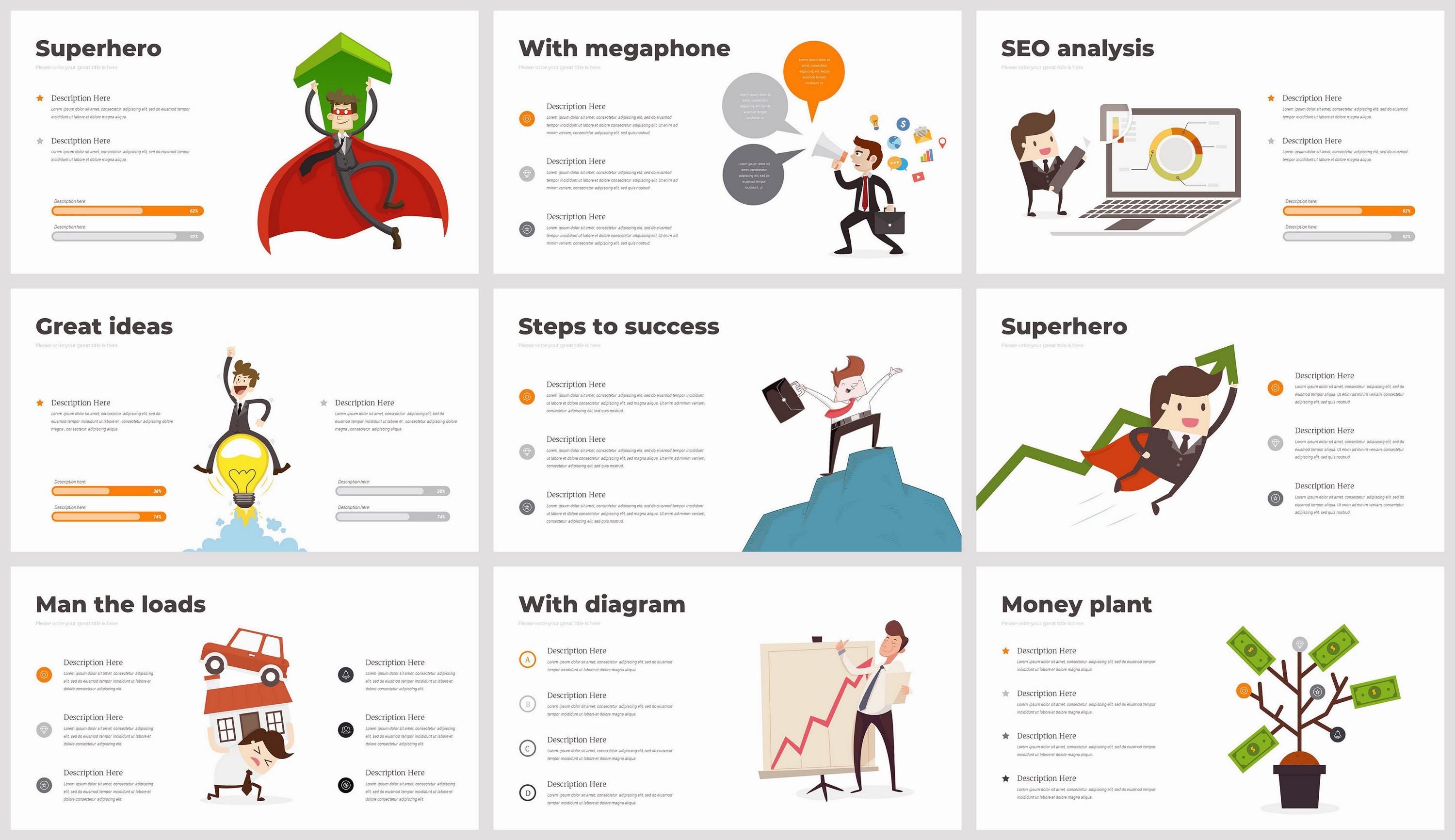 Customized Illustrations Powerpoint, Clipart Powerpoint, Illustrations ...