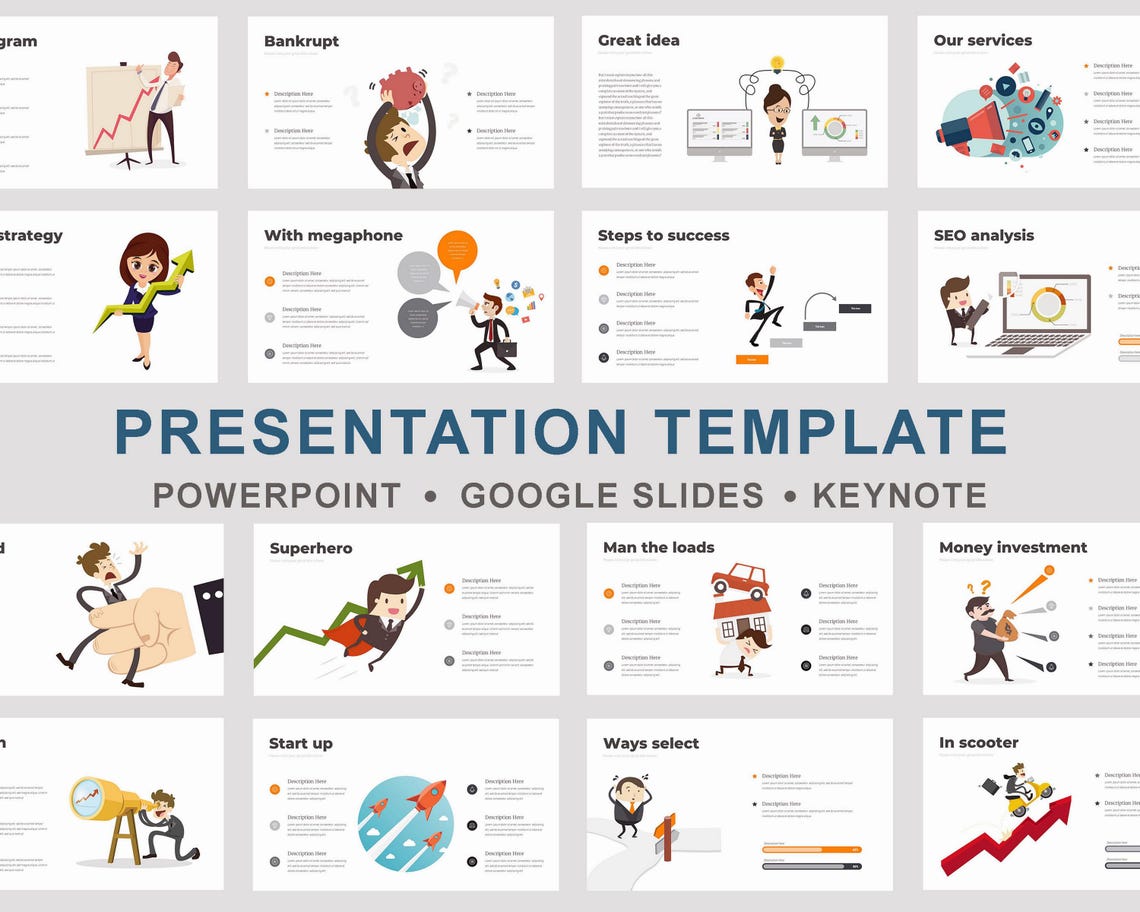 Customized Illustrations Powerpoint, Clipart Powerpoint, Illustrations ...