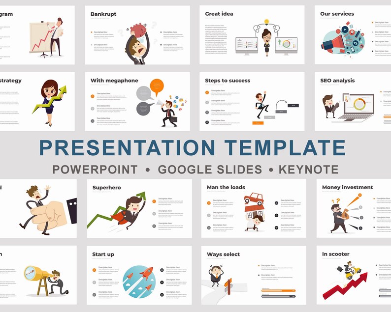 Customized Illustrations Powerpoint, Clipart Powerpoint, Illustrations ...