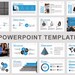 Customized Powerpoint Template Minimalist, Blue Powerpoint Template ...