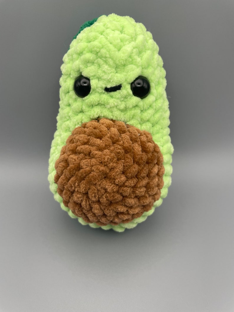 Avocado Plush Crocheted Handmade Adorable Amigurumi Fruit Toy, Perfect ...