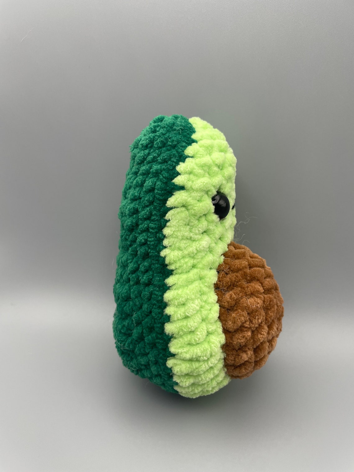 Avocado Plush Crocheted Handmade Adorable Amigurumi Fruit Toy, Perfect ...