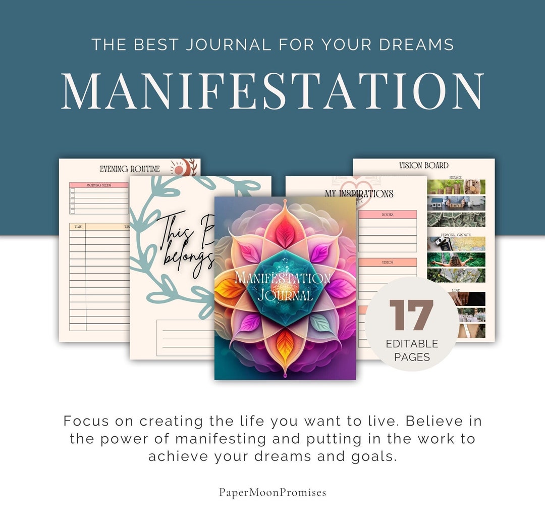 Digital Manifestation Journal | Manifestation Journal Printables | Life ...