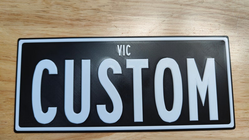 Custom Novelty Number Plate/license Plate /3d/toy Car/ Personalised ...