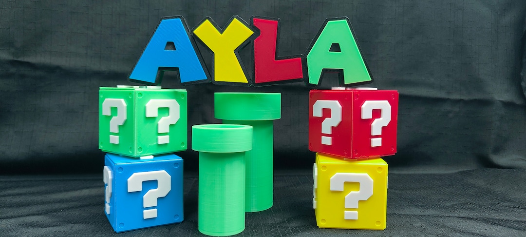 Custom Mario Style Name Plate, Personalized Desk Sign - Etsy Australia