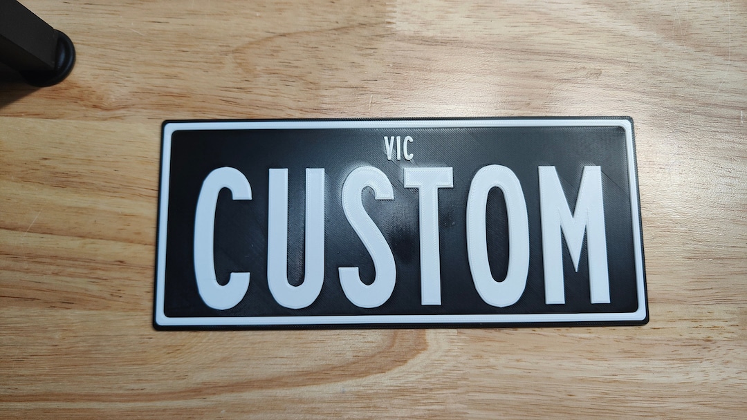 Custom Novelty Number Plate/license Plate /3d/toy Car/ Personalised ...