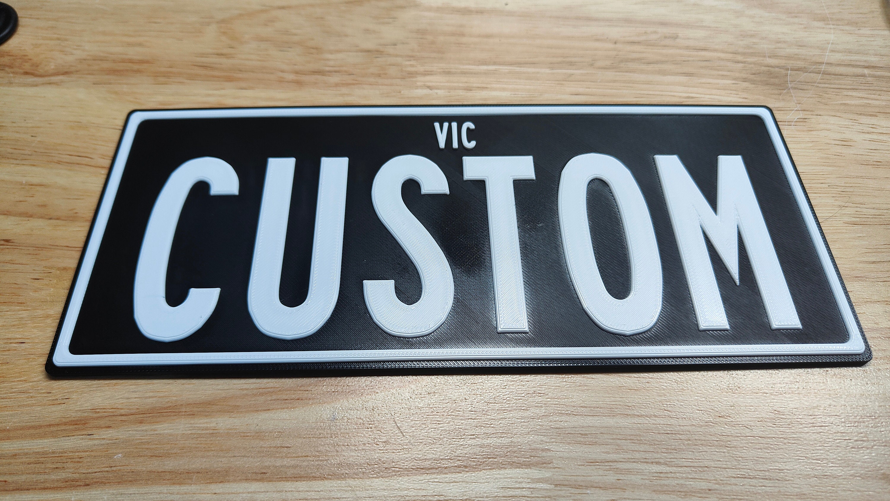 Custom Novelty Number Plate/license Plate /3d/toy Car/ Personalised ...