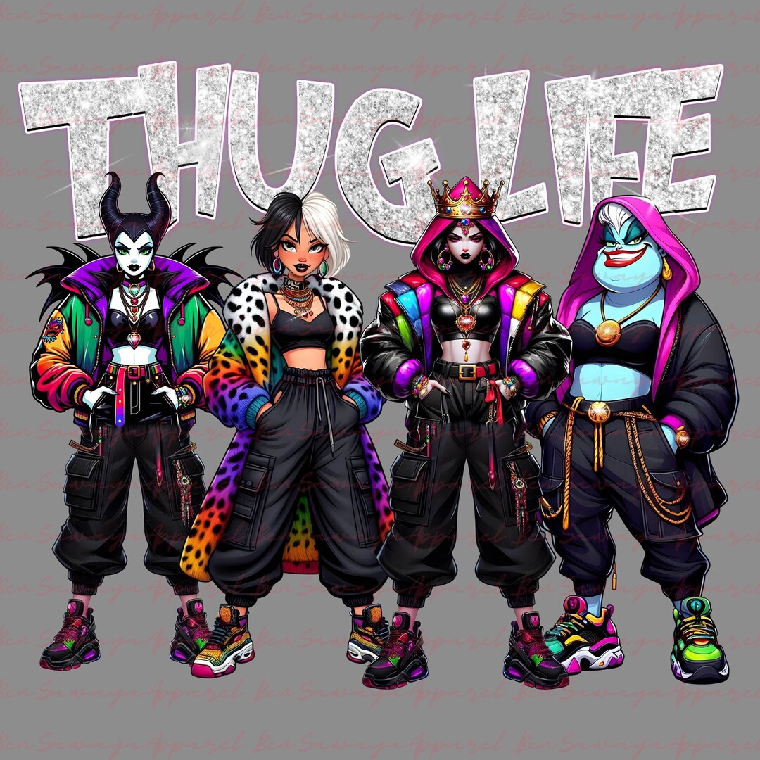 Thug Life Horror Movie Png, Halloween Villains Thug Life Png, Friends ...