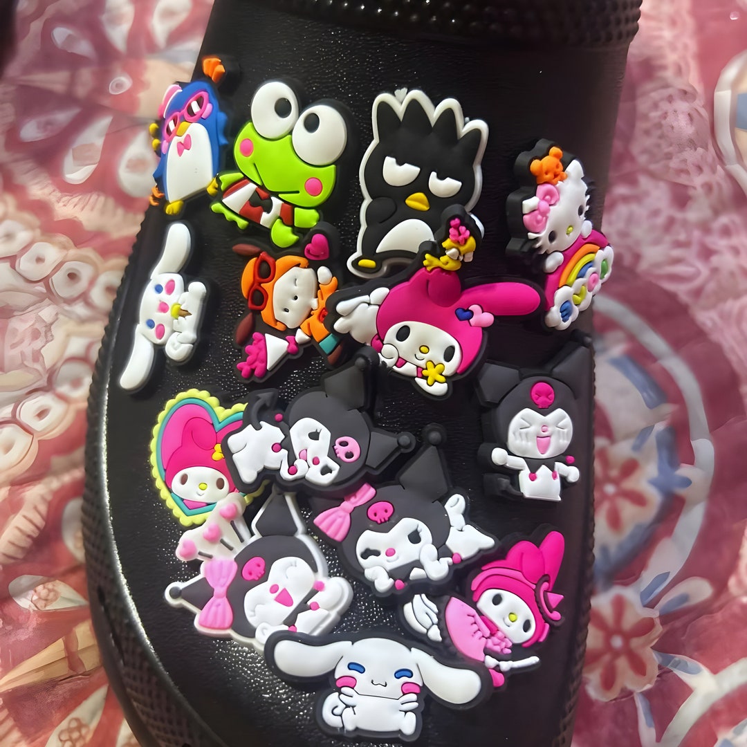 30pcs Hello Kitty Croc Jibbitz Sanrio Croc Charms, Anime Croc Jibz ...