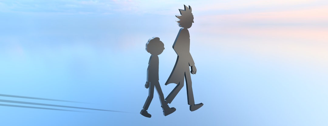 Rick and Morty DXF - Etsy