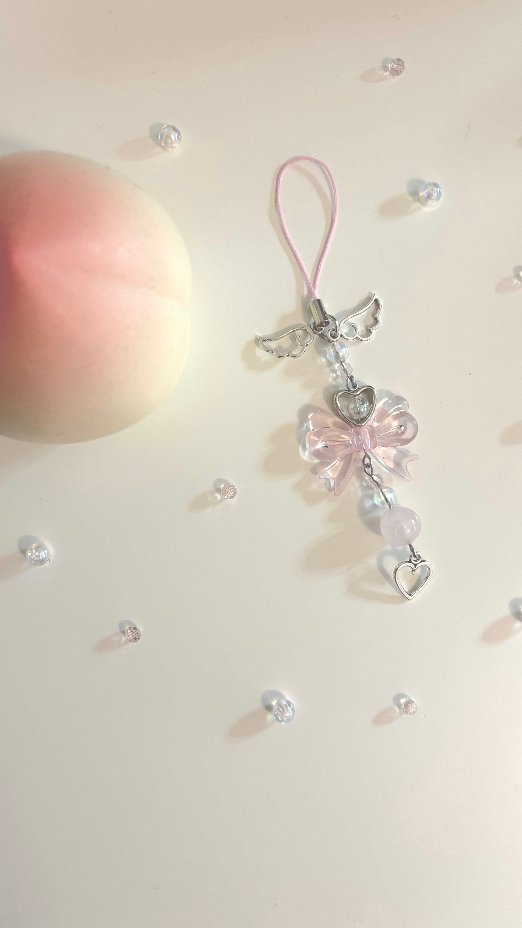 Pink Bow Phonecharm - Etsy