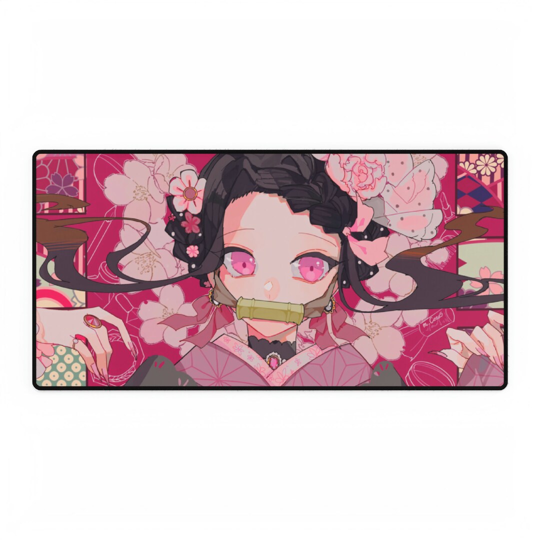 Demon Slayer Mousepad, Anime, Large, Desk Mat, Computer, KNY, Kimetsu ...