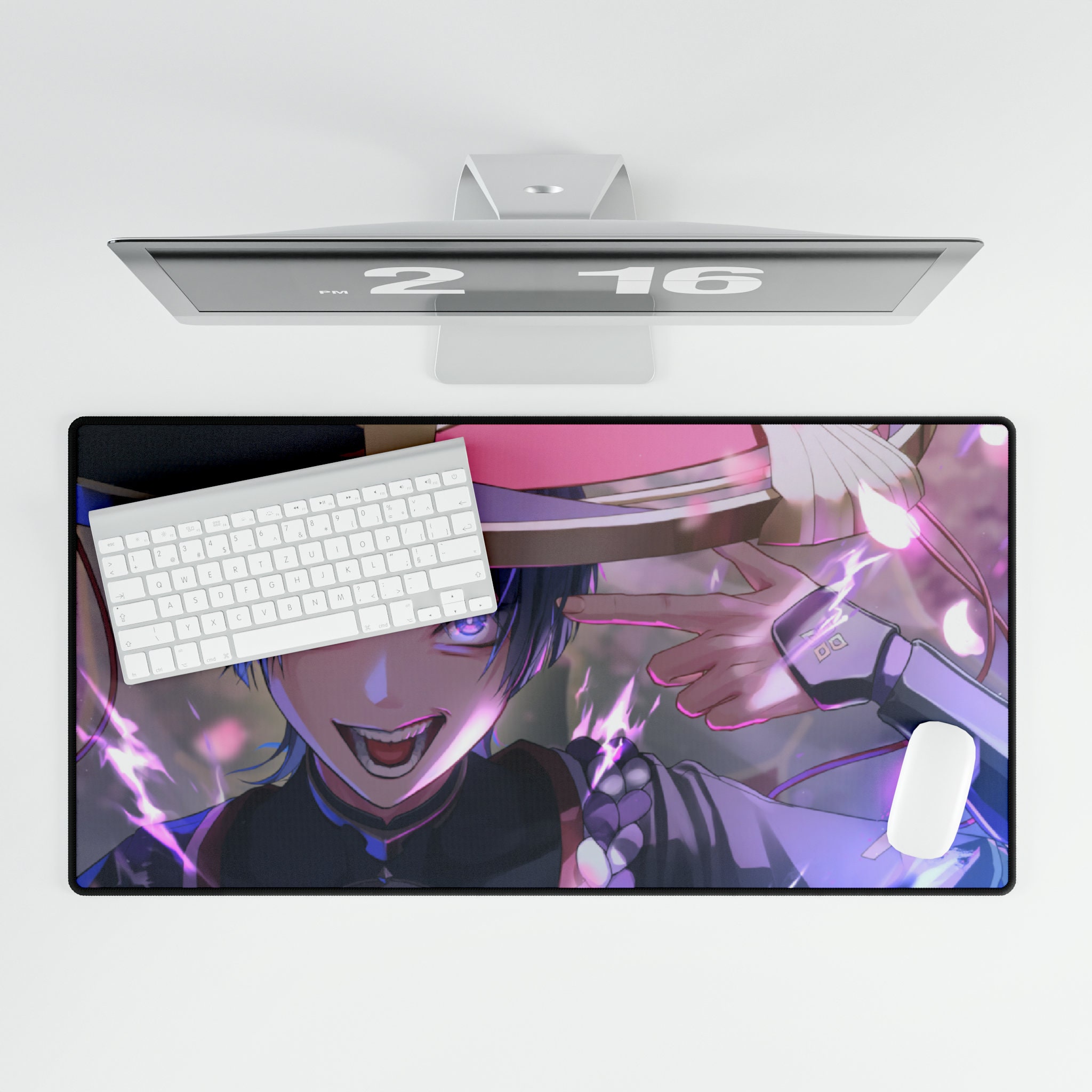 Genshin Impact Mousepad, Anime, Large, Desk Mat, Scaramouche, Genshin ...