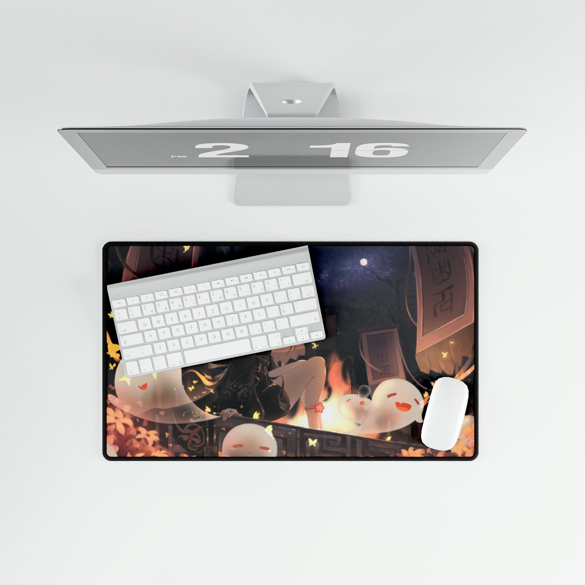Genshin Impact Mousepad, Anime, Large, Desk Mat, Hutao, Genshin Impact ...