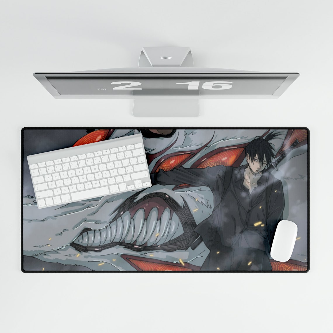 Chainsaw Man Mousepad, Anime, Large, Desk Mat, Computer, Chainsaw Man ...