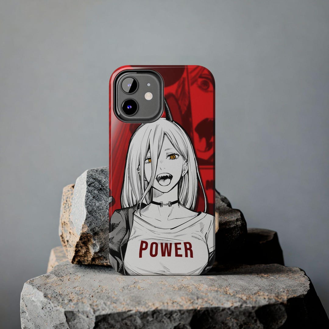 Chainsaw Man Phone Case, Power, Anime, Iphone, Gift, Cartoon, iPhone 15 ...