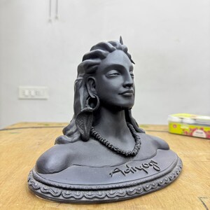 Shiva Idol Adiyogi Pose-shankar Statue-height-8 and 6 Inches Inches ...