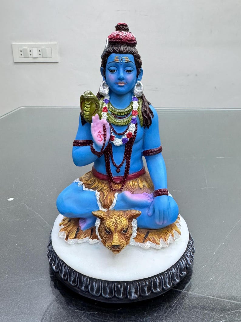 Shiva Idol Sitting Pose-shankar Statue-height-5.5 and 4 Inches Inches ...