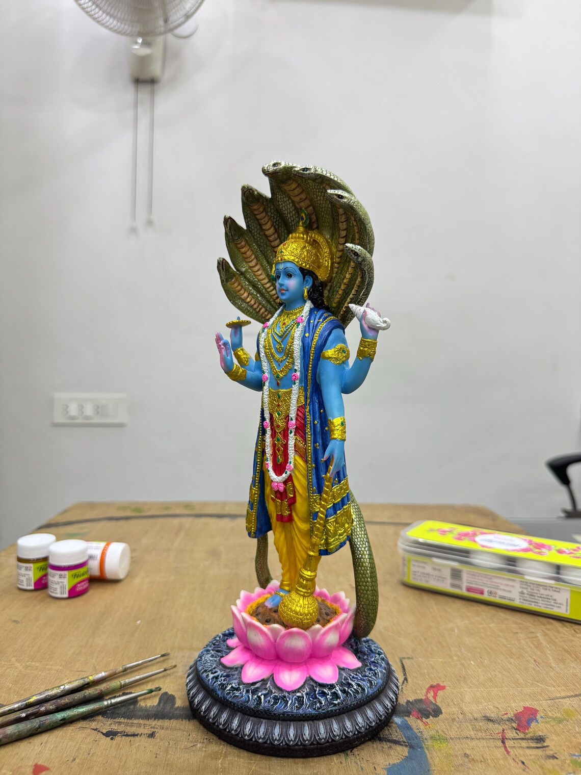 Big Standing Vishnu Idol Venkatesh Narayan Statue-height-12.5 Inches ...