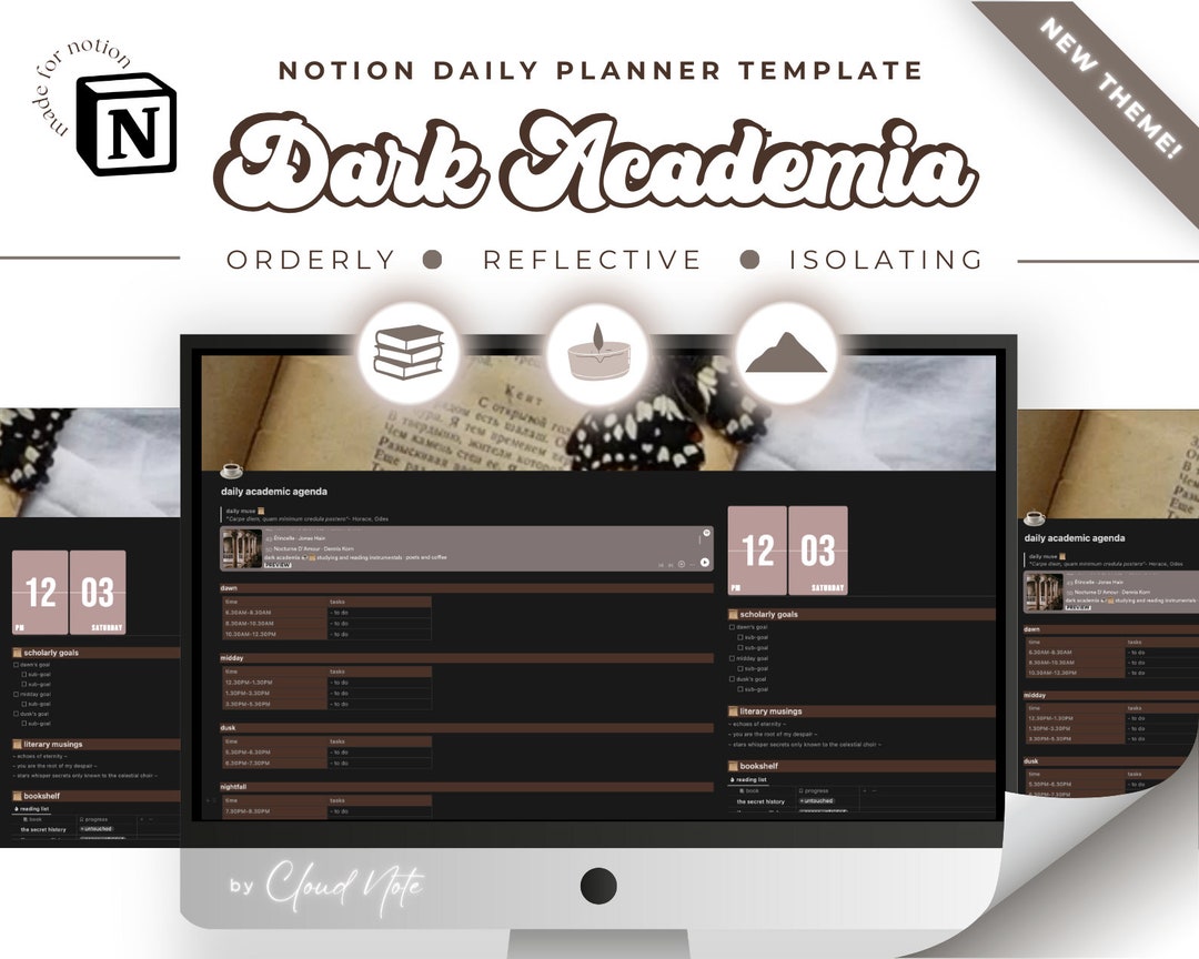 Notion daily planner template - themesbooy