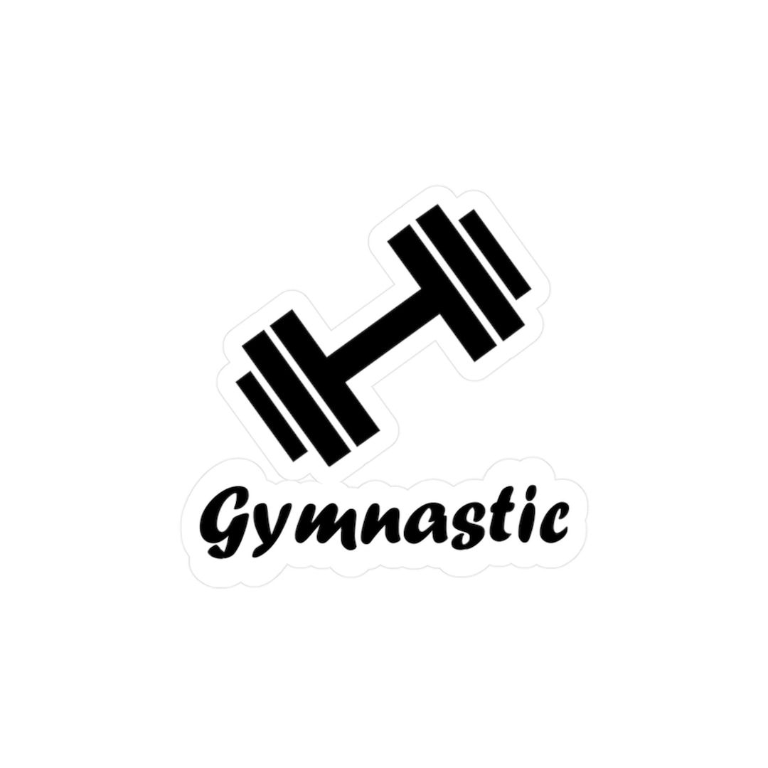 Gymnastic Sticker Decals, Vinyl Decal, Gymnast Laptop Sticker, Gym ...